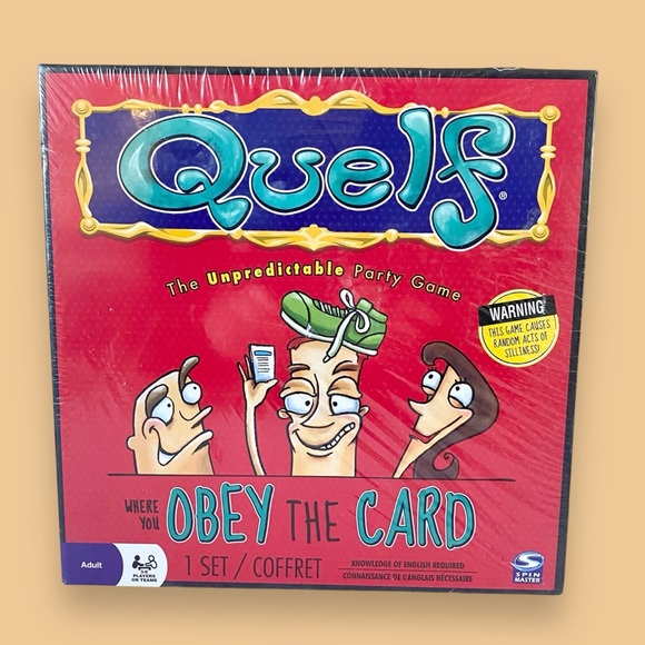 Spin Master | Games | Nwt Sealed Quelf Adult Party Board Game Award ...